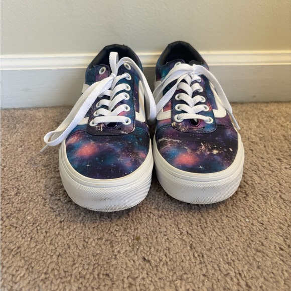 Vans | Shoes | Vans Galaxy Print Old Skool Platform Sneakers Womens ...